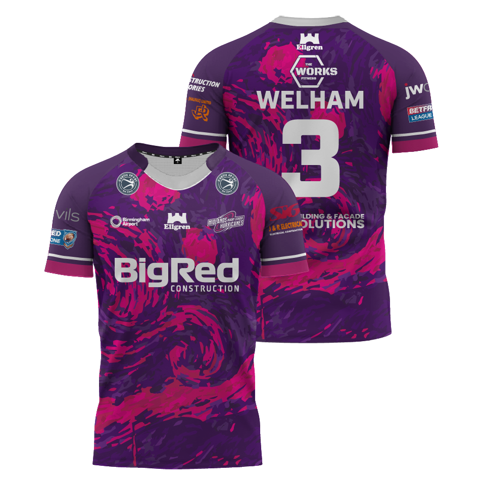 Midlands Hurricanes Replica Home Shirt - Ellgren