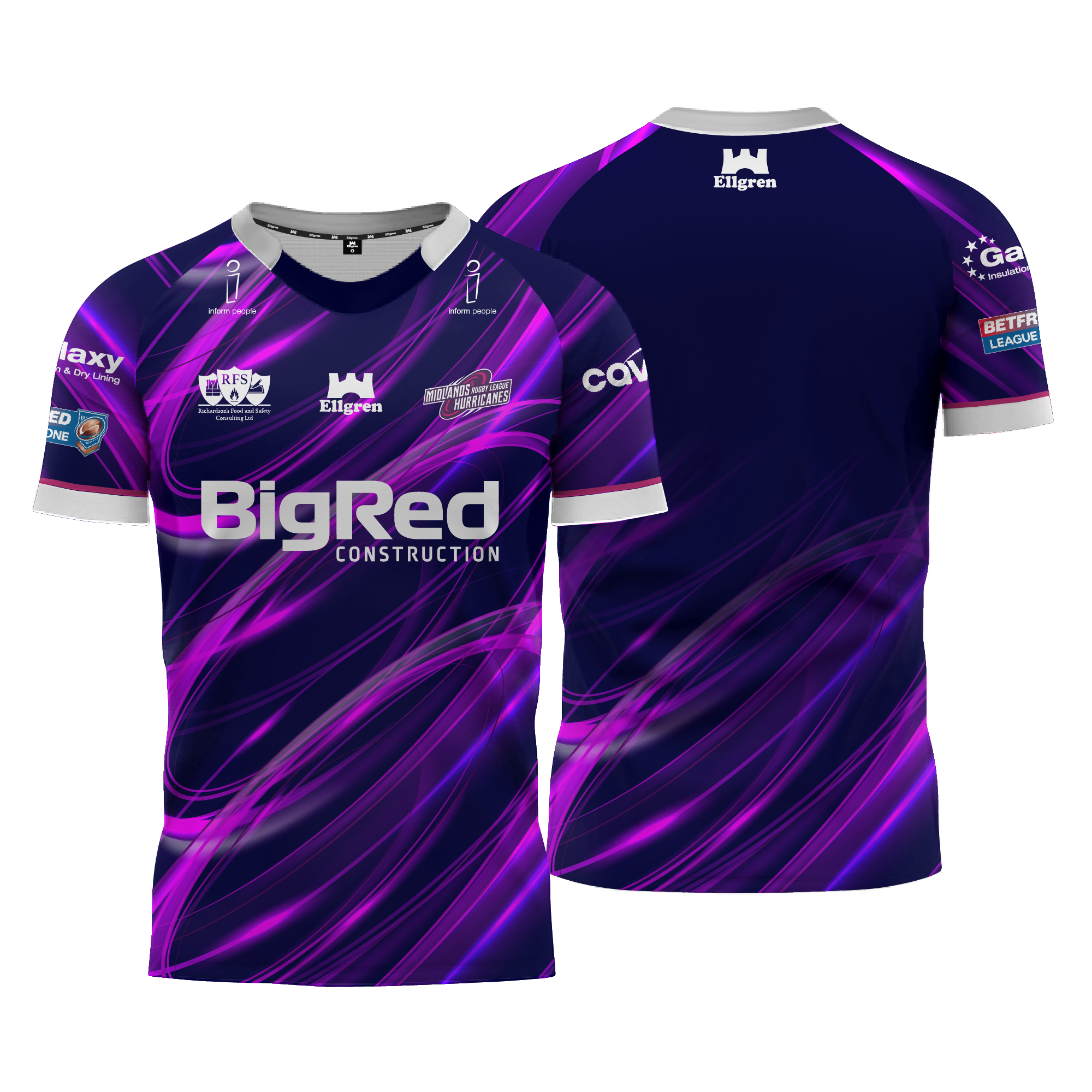 Midlands Hurricanes 2023 Replica Home Shirt - Ellgren