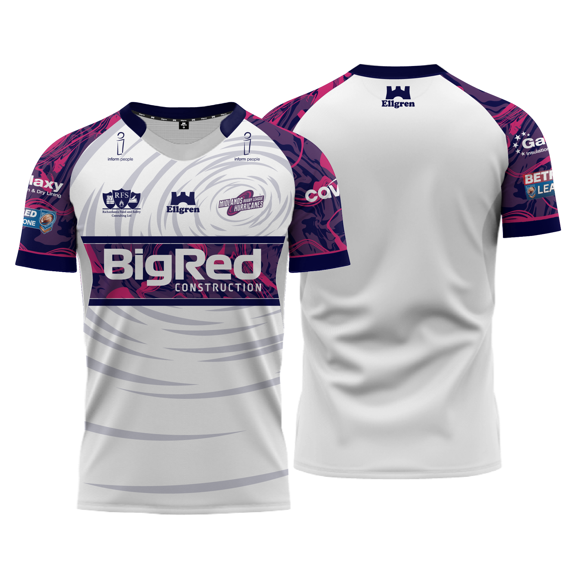 Midlands Hurricanes 2023 Replica Away Shirt - Ellgren